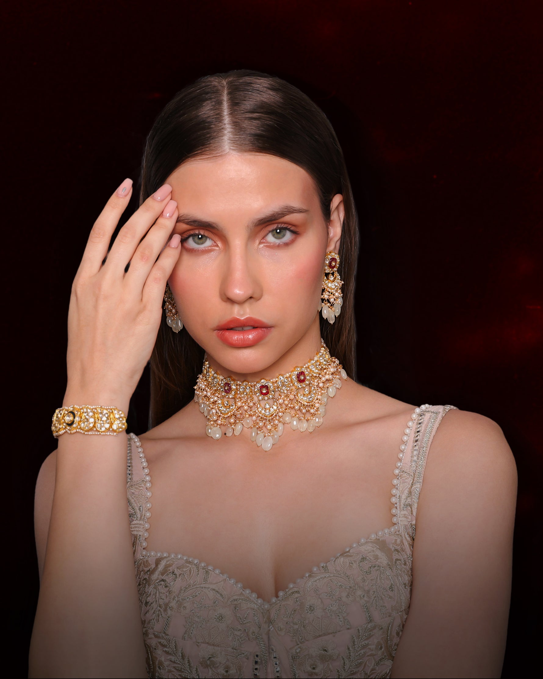 Explore Exquisite 22KT Gold Polki Jadau Jewellery – Tyaani Jewellery LLP