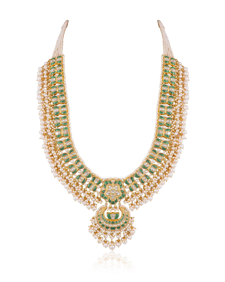 Ready-to-Ship Polki Long Necklaces Await You! – Tyaani Jewellery LLP
