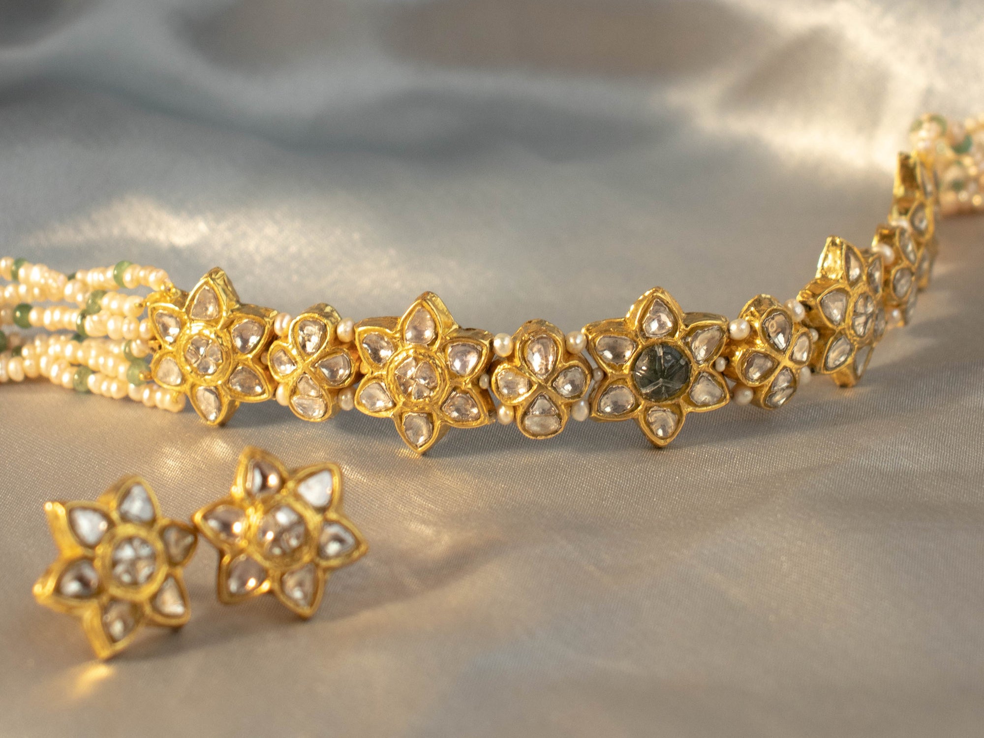 Explore Exquisite 22KT Gold Polki Jadau Jewellery – Tyaani Jewellery LLP