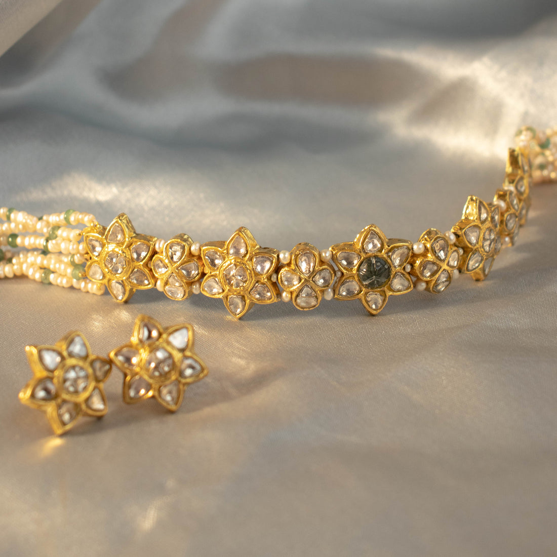 Explore Exquisite 22KT Gold Polki Jadau Jewellery – Tyaani Jewellery LLP