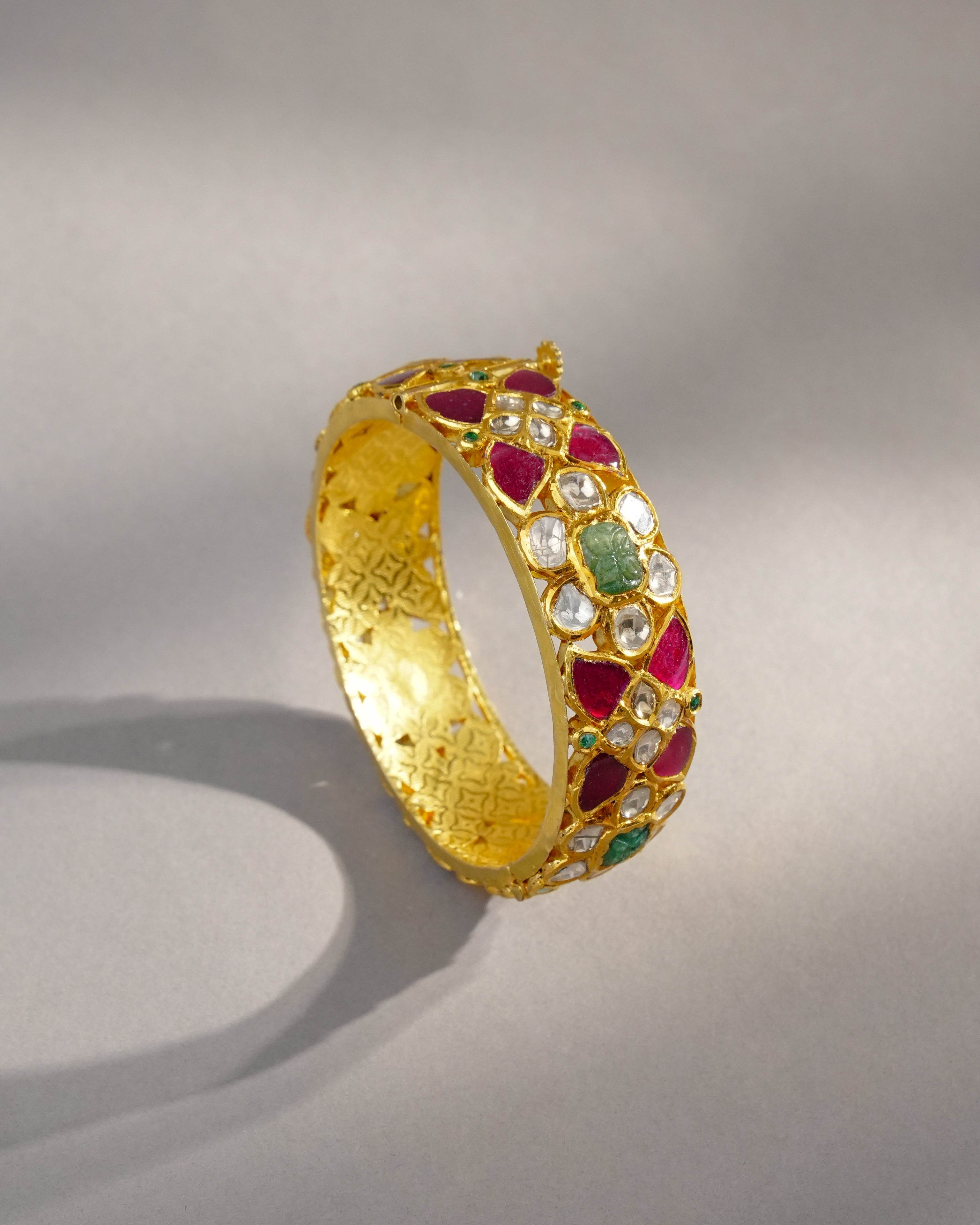 Nevaeh Polki Bangle – Tyaani Jewellery Private Limited