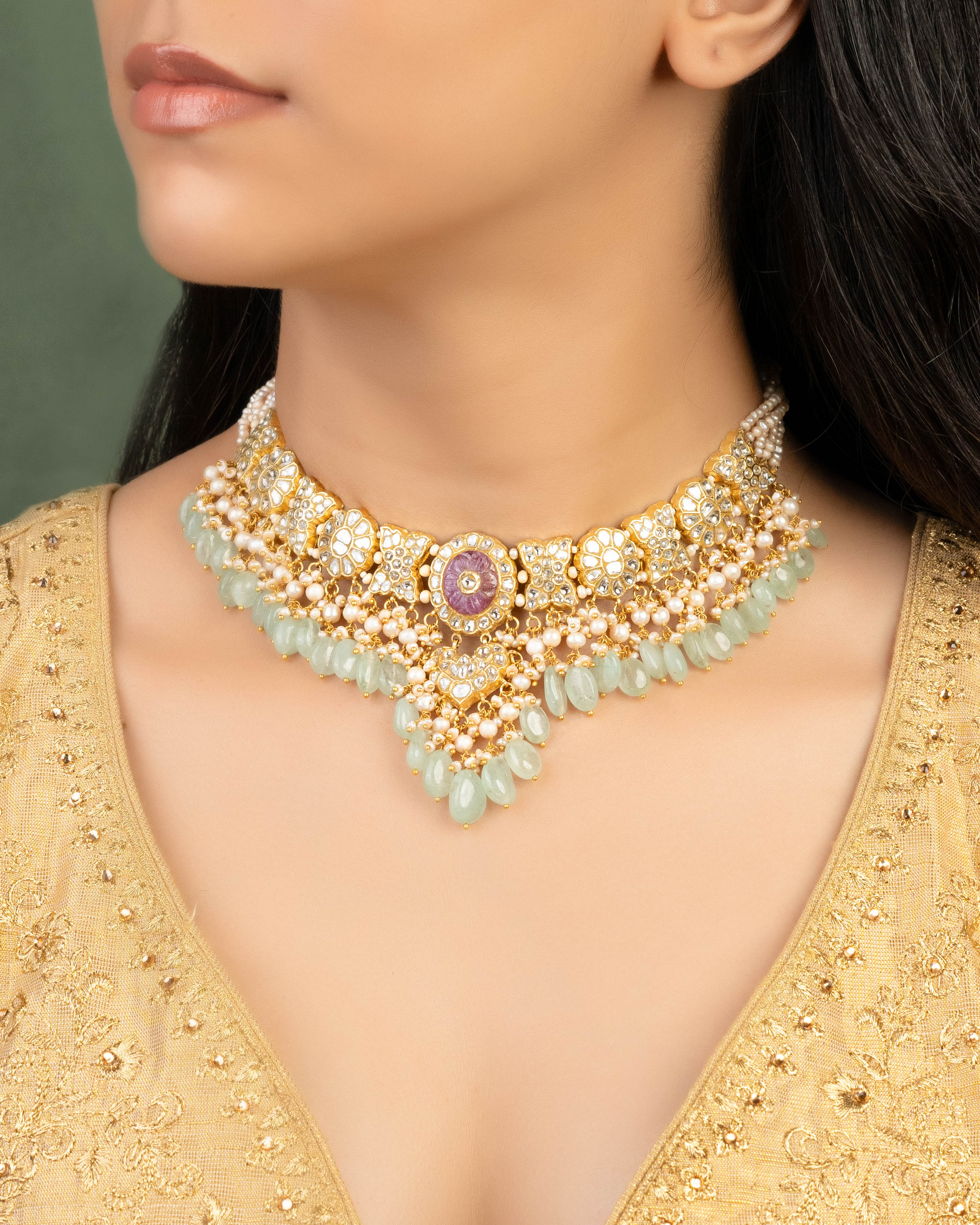Neha Polki Necklace – Tyaani Jewellery Private Limited
