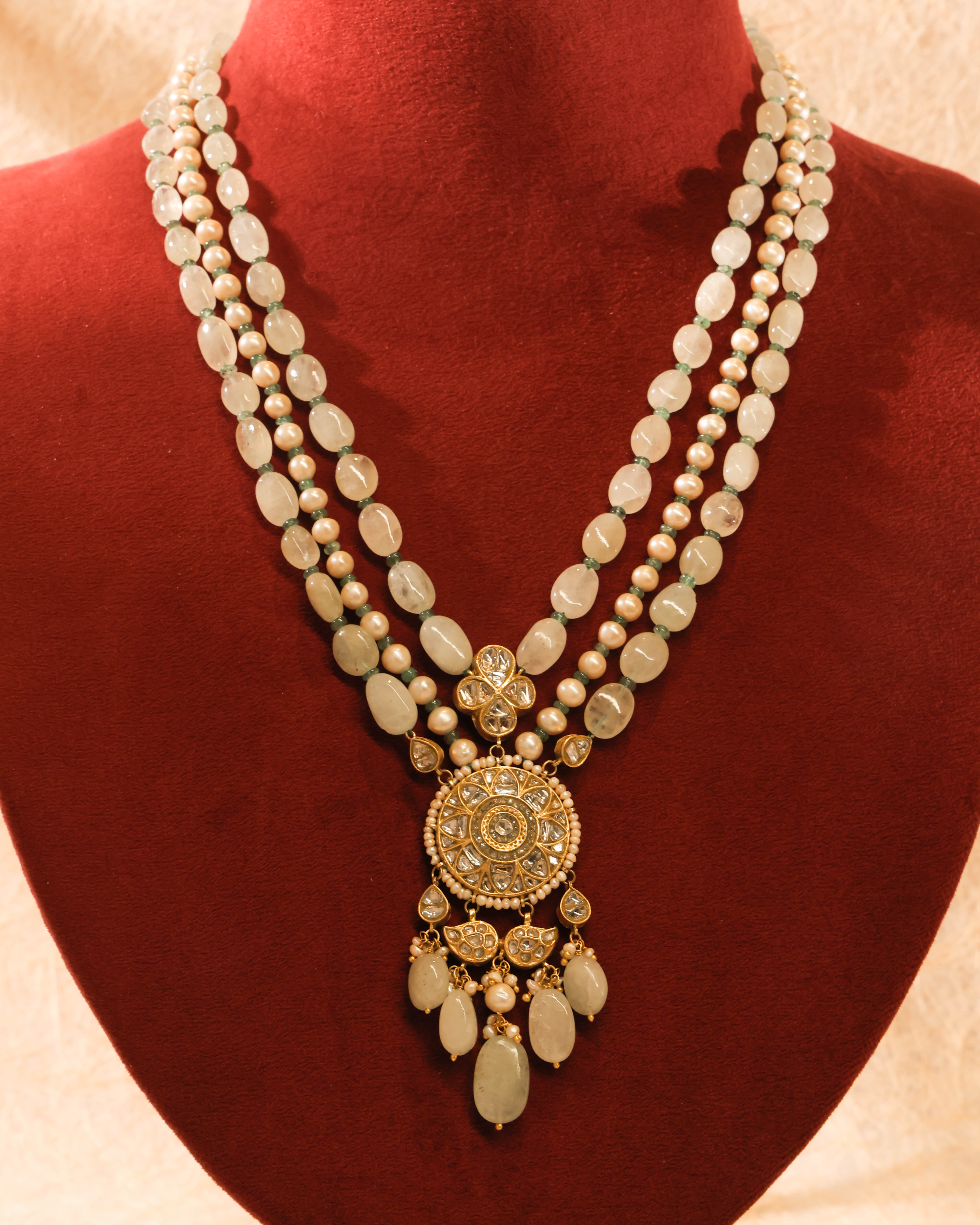 Khushali Polki Bead Choker – Tyaani Jewellery Private Limited