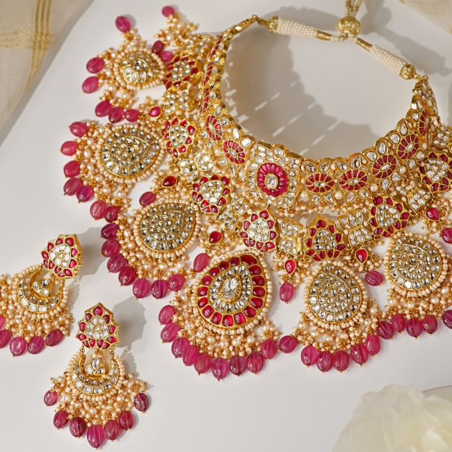 Explore Exquisite 22KT Gold Polki Jadau Jewellery – Tyaani Jewellery LLP