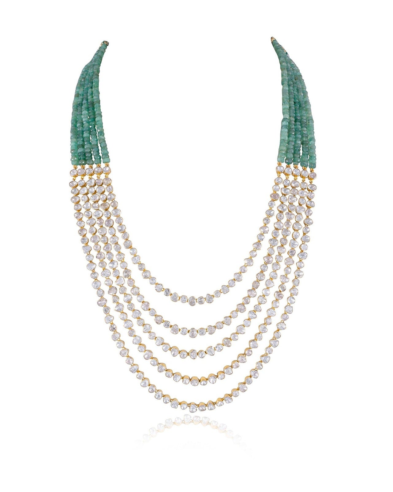 Purvi Polki Long Necklace – Tyaani Jewellery Private Limited