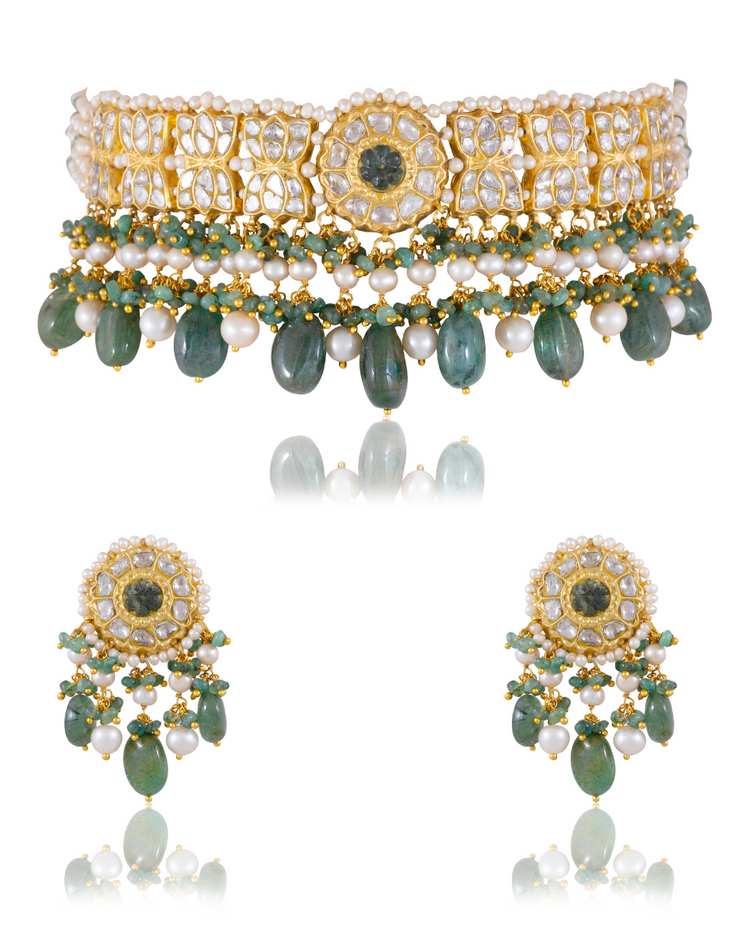 Polki Diamond Jewellery Sets – Tyaani Jewellery LLP